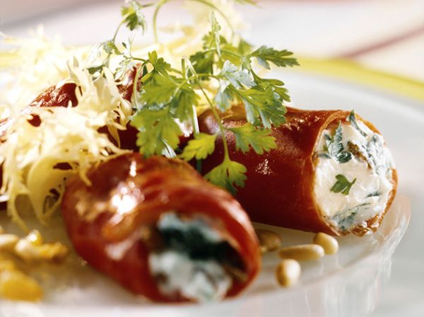 Piments farcis au fromage frais | Comptoir des Vignes